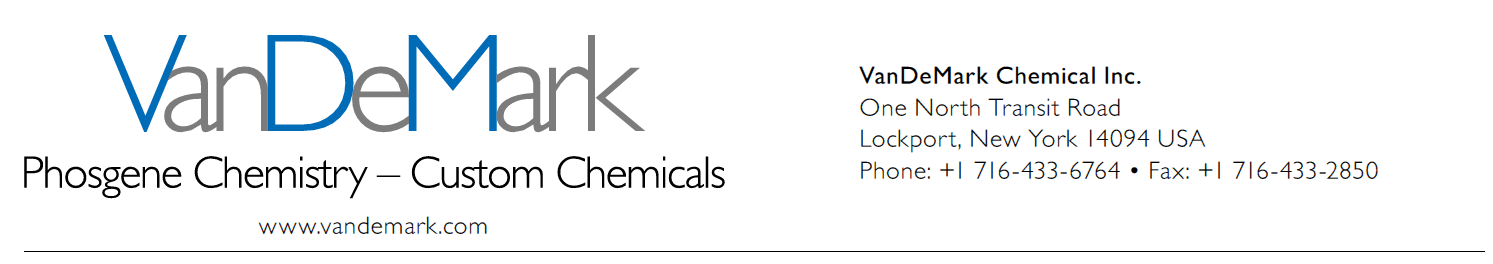 COVID-19 | Customer Letter | VanDeMark Chemical | Society of Chemical ...